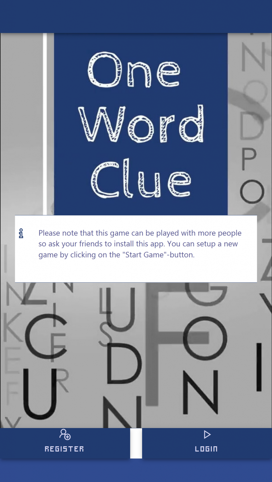 One Word Clue – Same Room Games