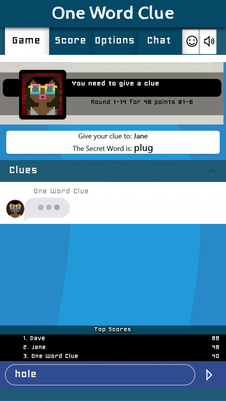 One Word Clue – Same Room Games